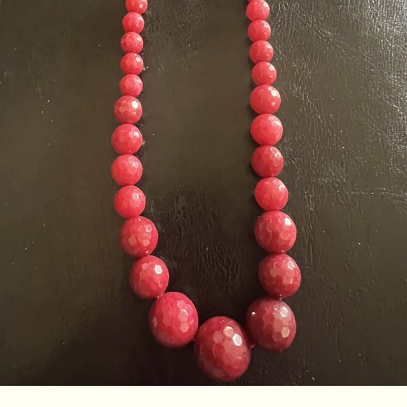 Jewelry | Genuine Ruby Beads Necklace Ships Usa Only | Poshmark